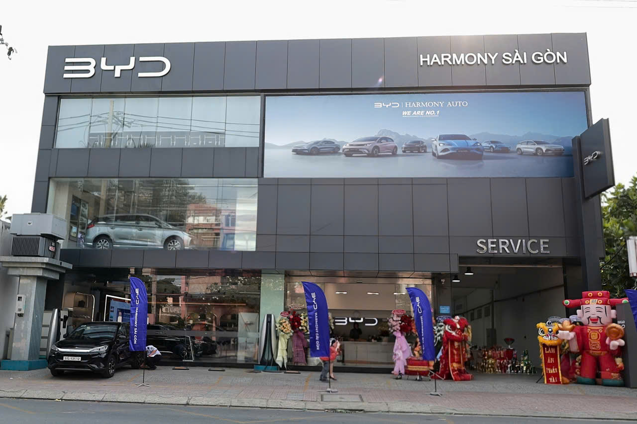 BYD Harmony Sài Gòn – Showroom 3S tại Quận 7